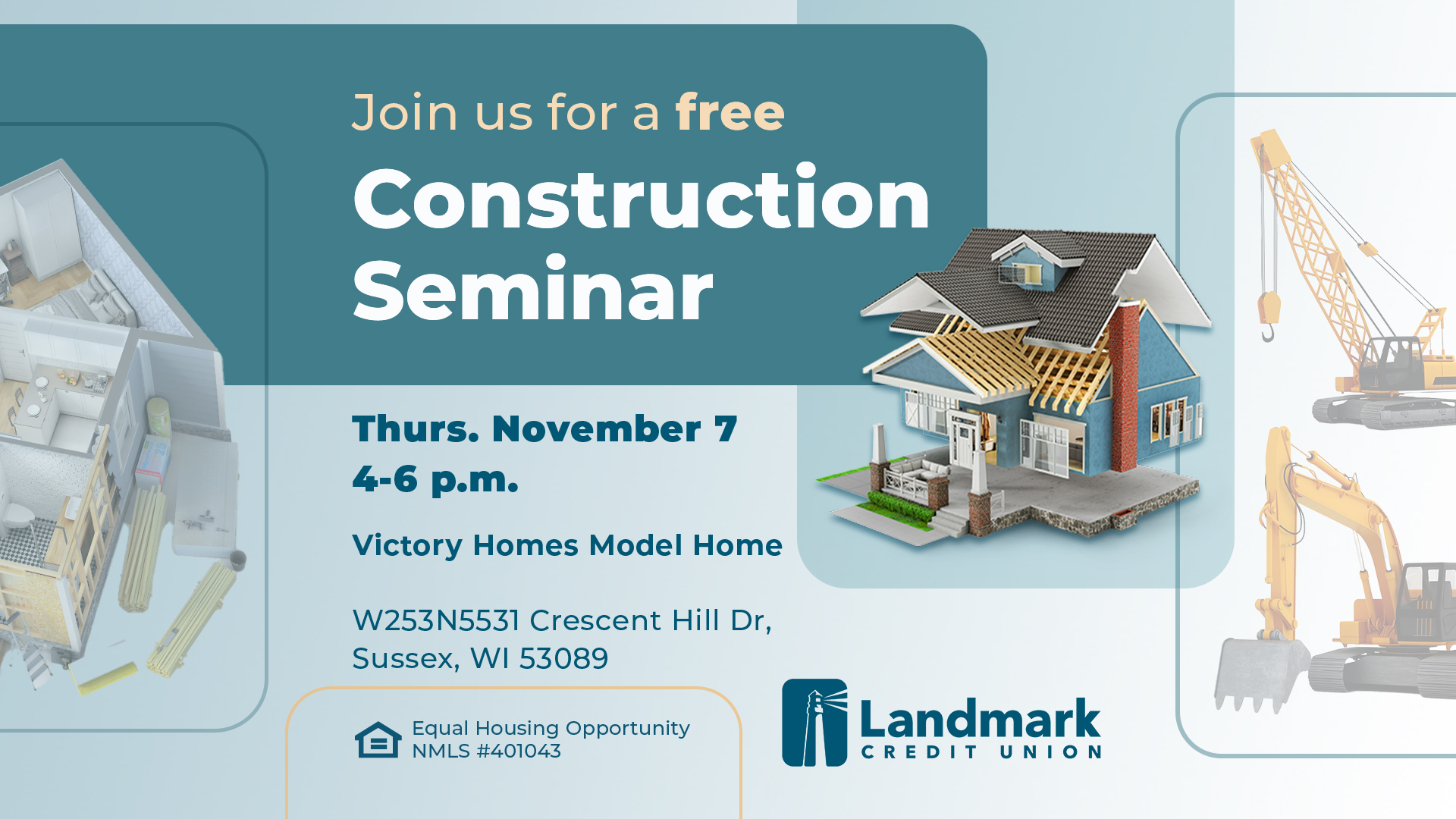Free Construction Seminar | Sussex, WI | Landmark Credit Union